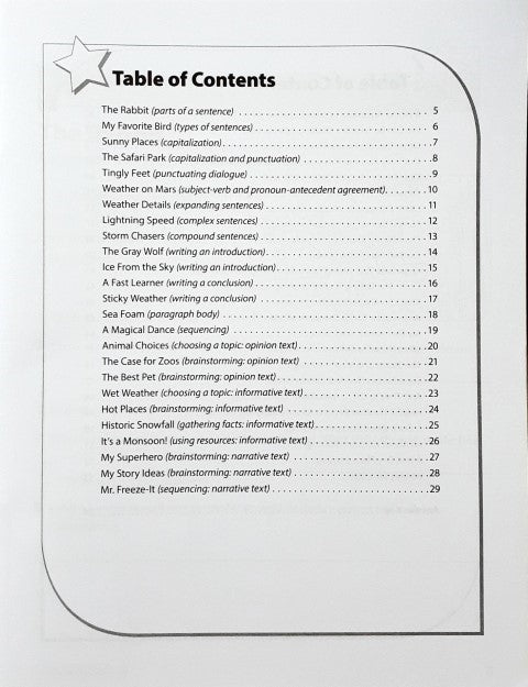 Building Essential Writing Skills Grade 3 – Books and You