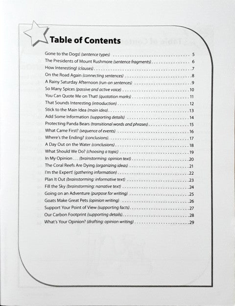 Building Essential Writing Skills Grade 4 – Books and You