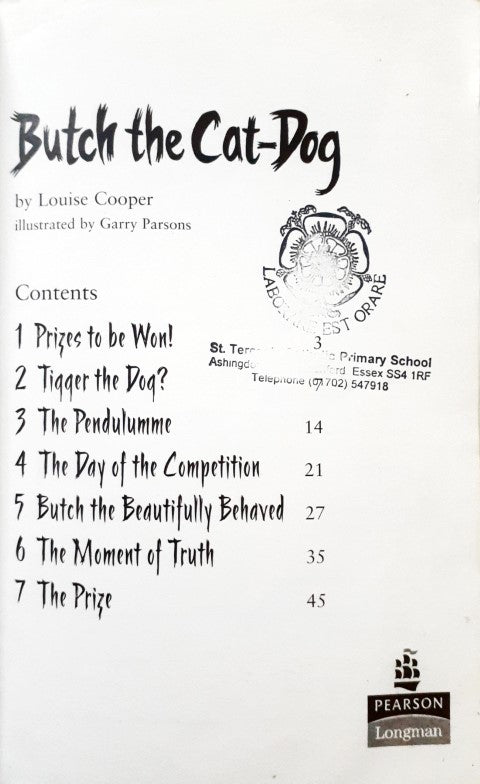 Butch The Cat Dog – Books and You