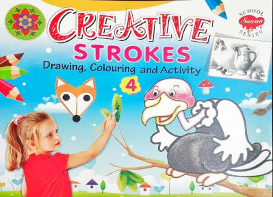Creative Strokes 4 Drawing Colouring And Activity – Books and You