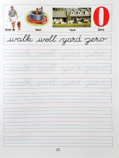 Cursive Writing Words – Books and You