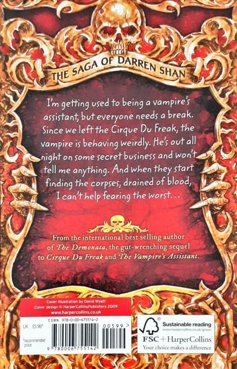 The Saga Of Darren Shan 3 Tunnels of Blood Where Death Stalks The Dark ...