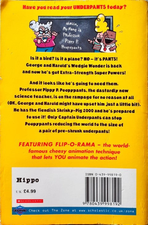 Captain Underpants 4 Captain Underpants And The Perilous Plot Of Profe ...