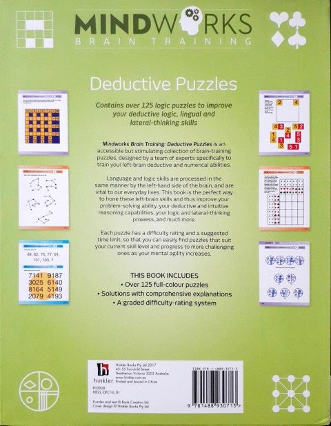 Mindworks Brain Training Deductive Puzzles – Books and You