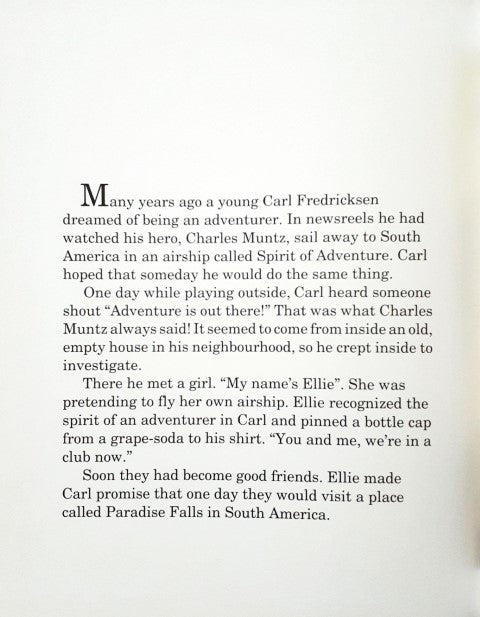 Disney Pixar Up – Books and You