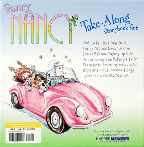 Fancy Nancy Take Along Storybook Box Set Of 5 Storybook Adventures ...