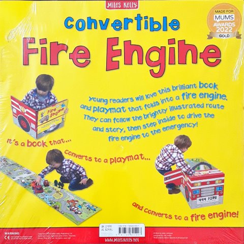 Convertible Fire Engine Converts To A Playmat And Fire Engine – Books ...