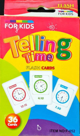 Telling Time Flash Cards – Books and You