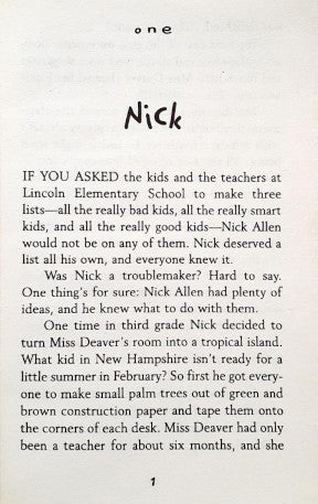 Frindle – Books and You