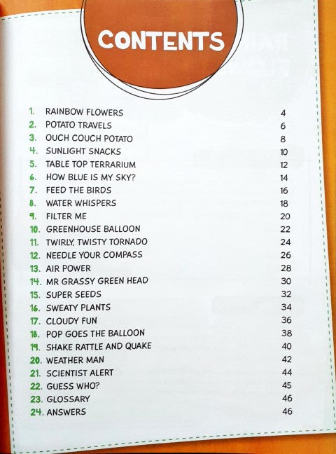 Fun With Science Earthy Science Experiments – Books and You