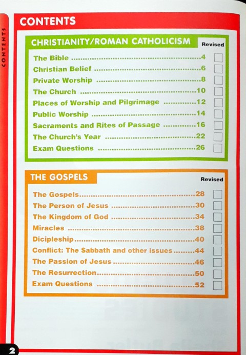Religious Studies Visual Revision Guide (GCSE Success) – Books and You