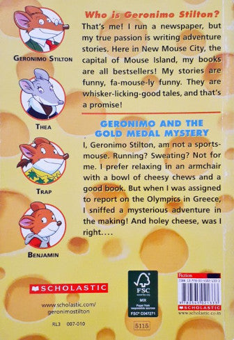 Geronimo Stilton Geronimo And The Gold Medal Mystery (P) – Books and You