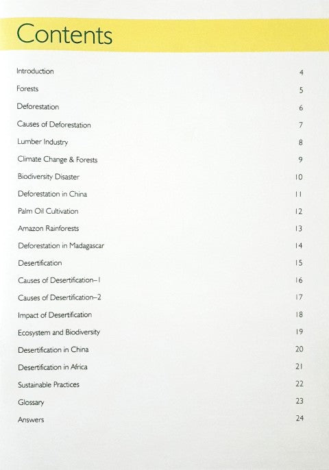 Deforestation & Desertification - Global Warming Facts & More – Books ...