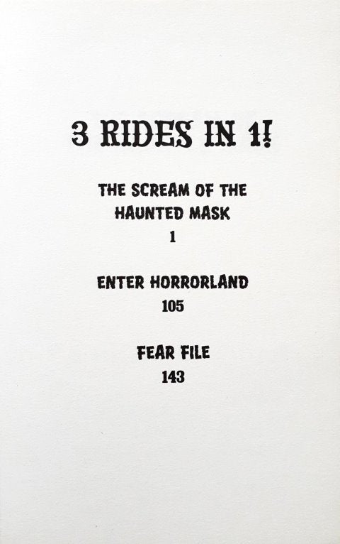Goosebumps Horrorland The Scream Of The Haunted Mask – Books and You