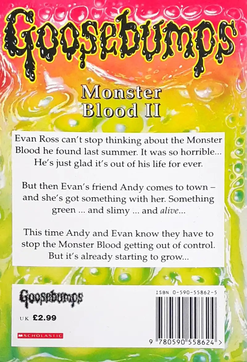 Goosebumps #18 : Monster Blood II (P) – Books and You