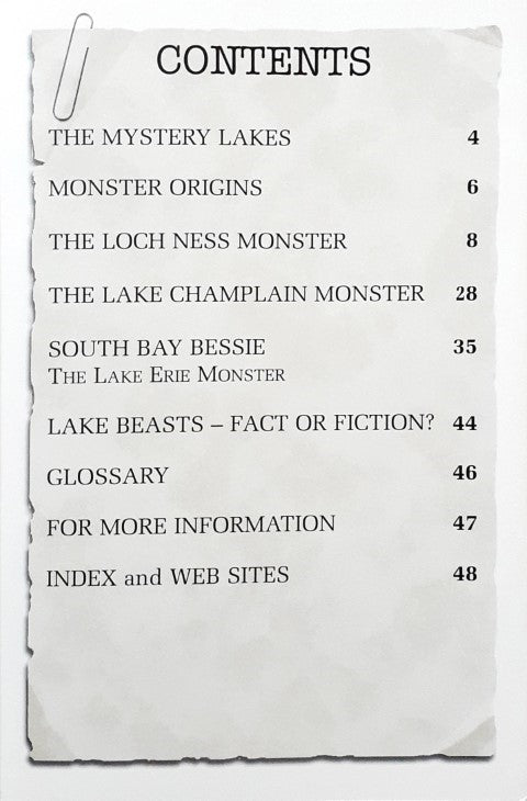Graphic Mysteries The Loch Ness Monster & Other Lake Mysteries – Books ...