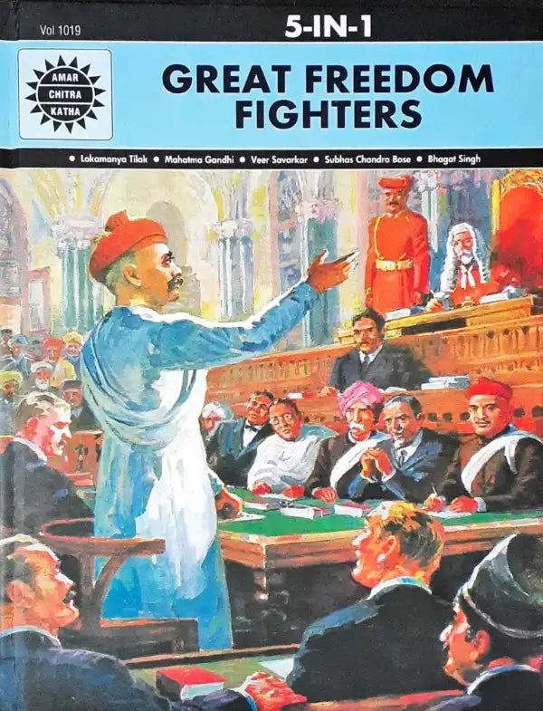 Great Freedom Fighters 5-in-1 Amar Chitra Katha Vol 1019 – Books and You