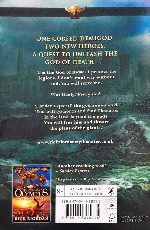 Heroes Of Olympus 2 The Son Of Neptune (P) – Books and You