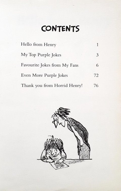 Horrid Henry's Purple Hand Gang Joke Book – Books and You