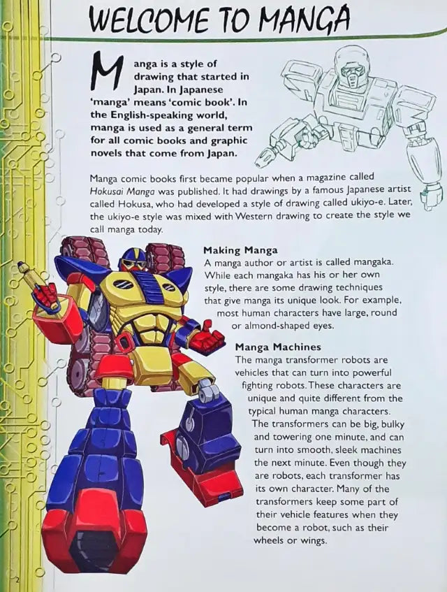 How To Draw Manga Transforming Robots (P) – Books and You