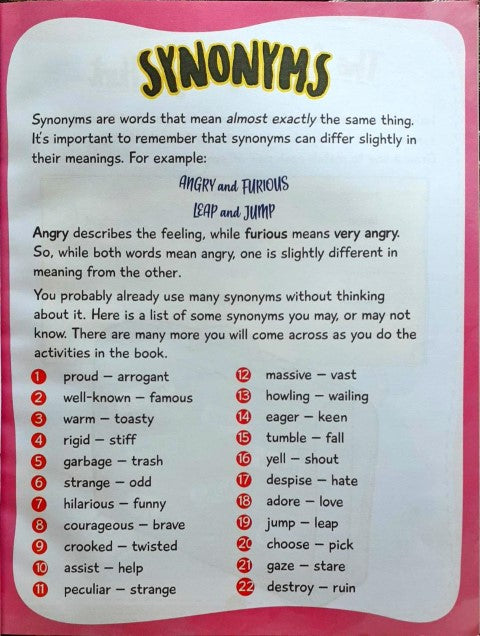 Fun With English Wondrous Words Synonyms Homophones Homographs – Books ...