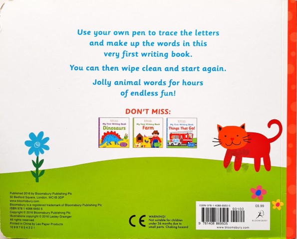 My First Writing Book Animals – Books and You