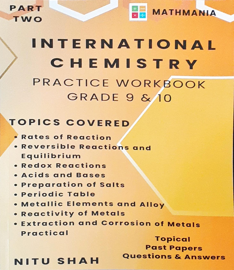 Igcse Chemistry Part 2 0620 Practice Workbook Books And You