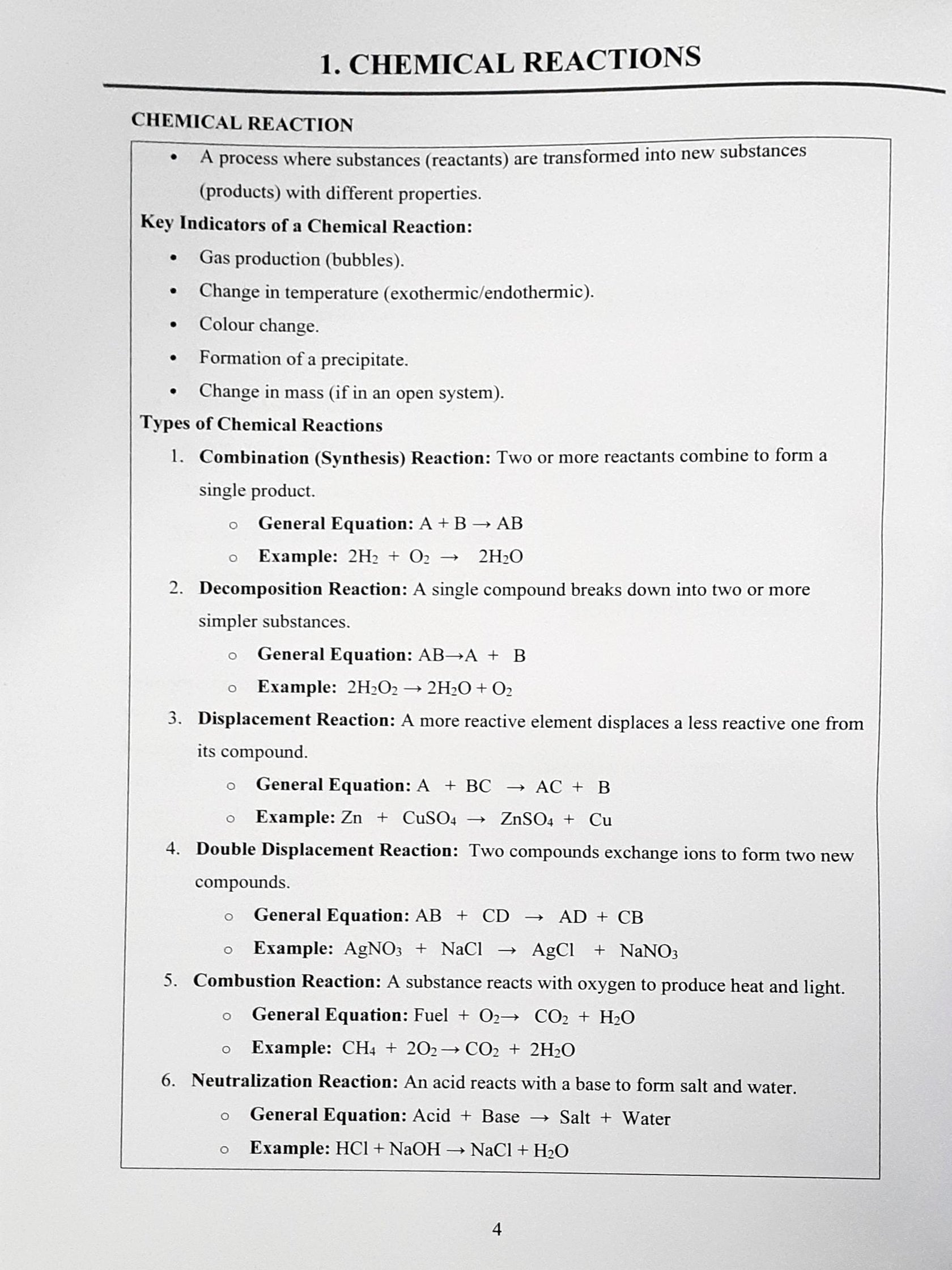 IGCSE Chemistry Part 2 (0620) Practice Workbook – Books and You