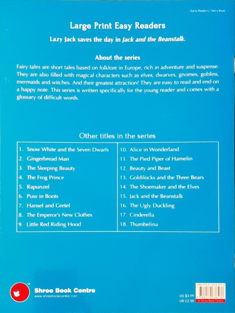 Jack And The Beanstalk - Large Print Easy Readers – Books and You