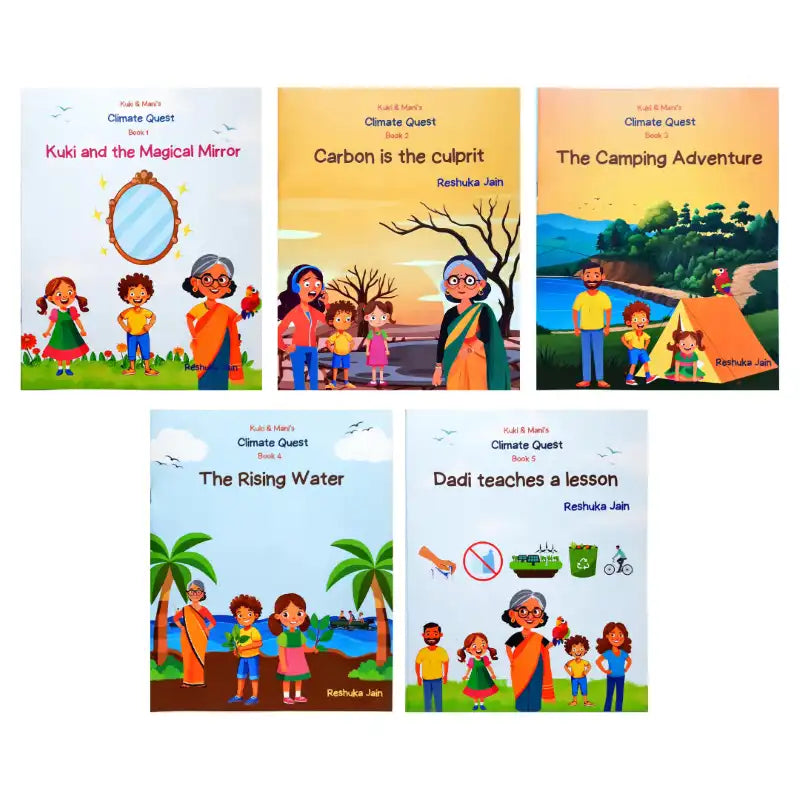 Kuki & Mani’s Climate Quest Set of 5 Books – Books and You