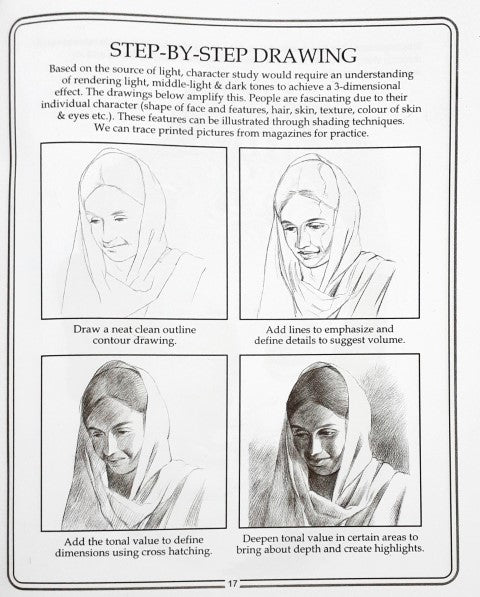 Learn Pencil Shading Portraits – Books and You