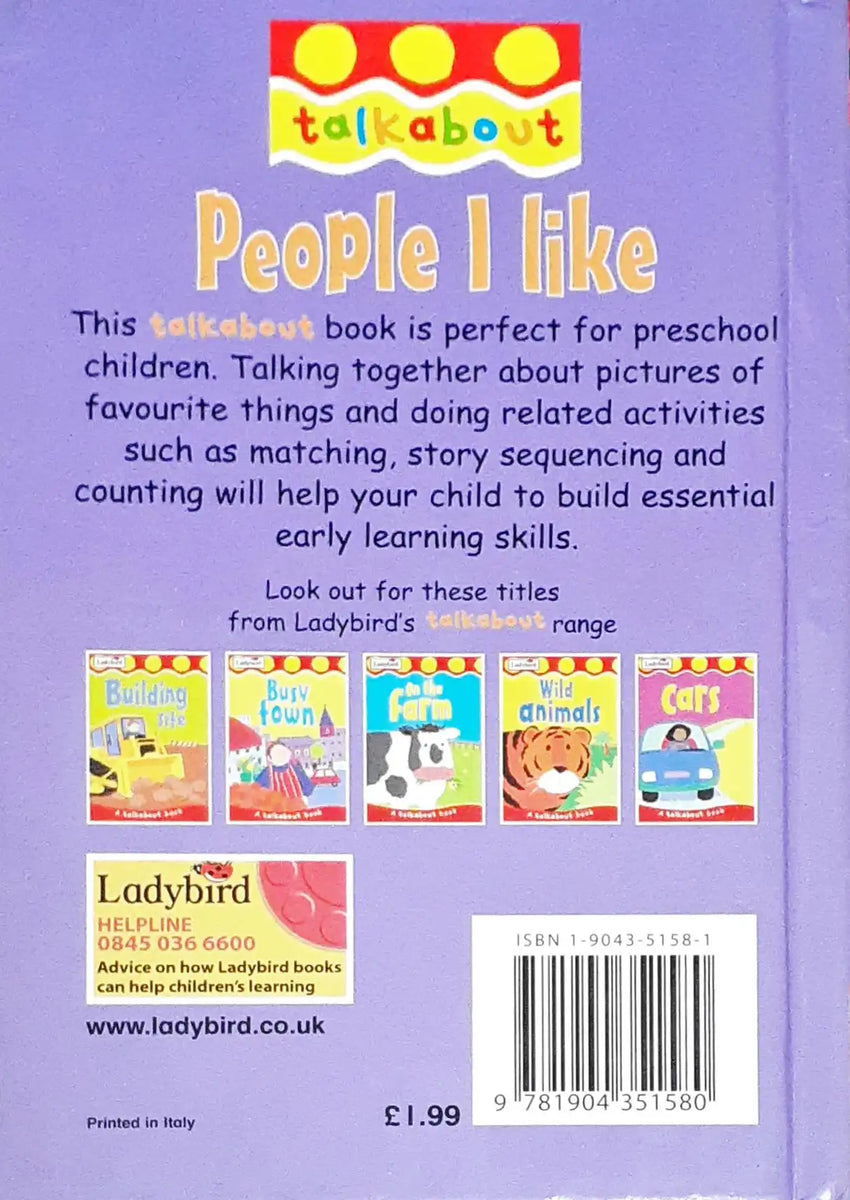 Ladybird People I Like (P) – Books and You