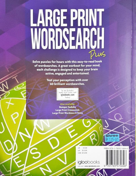 Large Print Wordsearch Plus – Books and You
