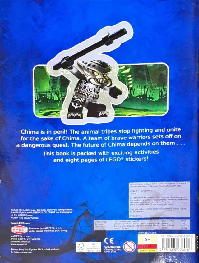 Lego Legends Of Chima Ready Steady Stick Over 220 Stickers – Books and You