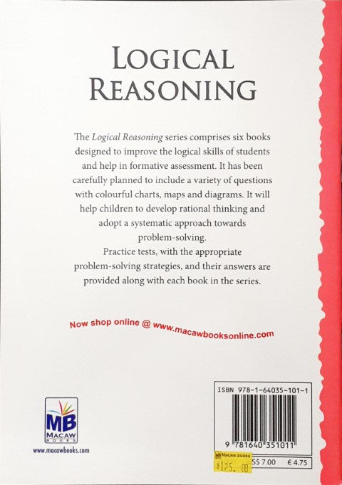 Logical Reasoning - Book - 8 – Books and You