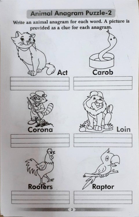 Kids Fun Time Anagram Puzzles – Books and You