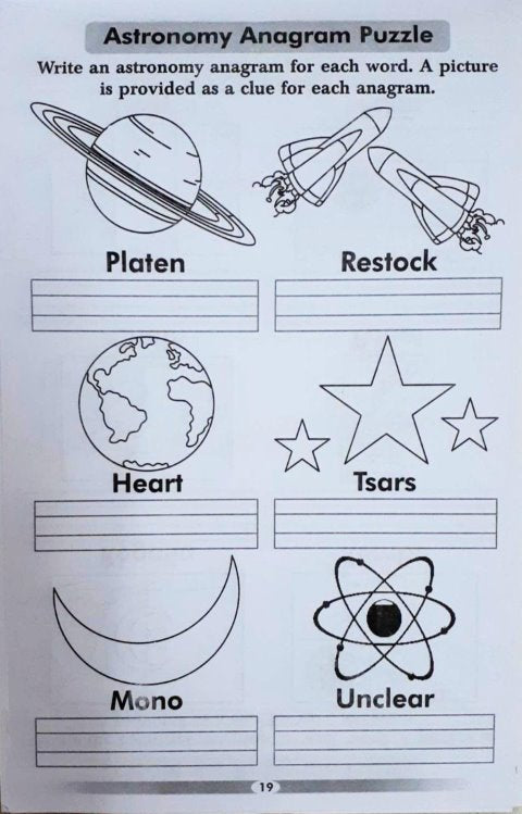 Kids Fun Time Anagram Puzzles – Books and You