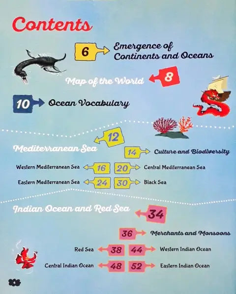 Maps of the World's Oceans: An Illustrated Children's Atlas to the Sea ...