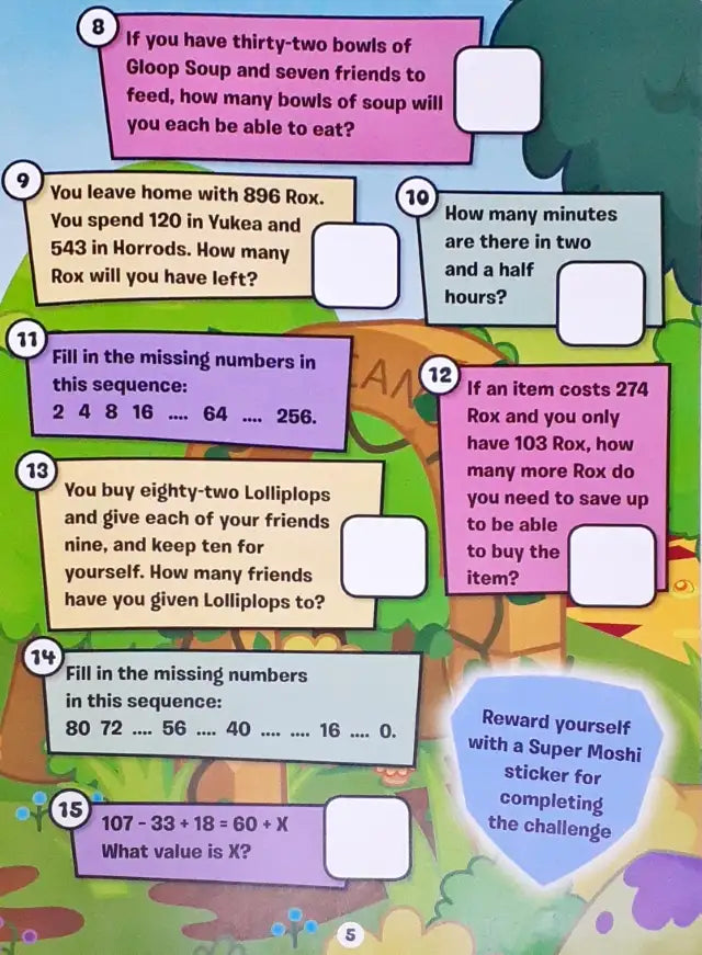 Moshi Monsters Super Moshi HQ Sticker Book (P) – Books and You