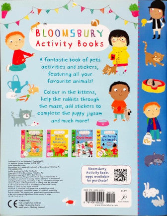 My First Pets Sticker Activity Book With Over 300 Stickers – Books and You