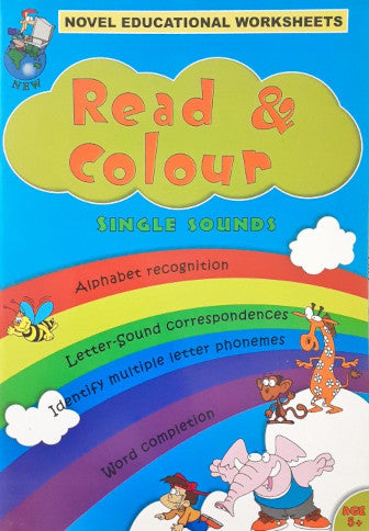 Novel Educational Read & Colour Single Sounds – Books and You