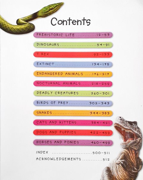 Over 1000 Fantastic Animal Facts Dinosaurs Birds Of Prey Pets Snakes E ...