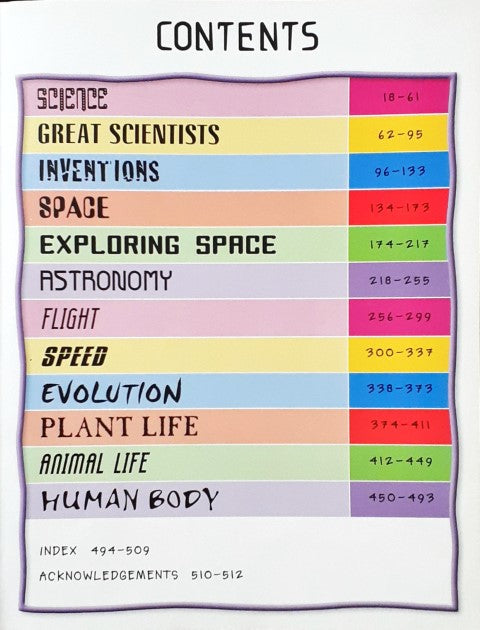 Over 1000 Fantastic Science Facts – Books and You