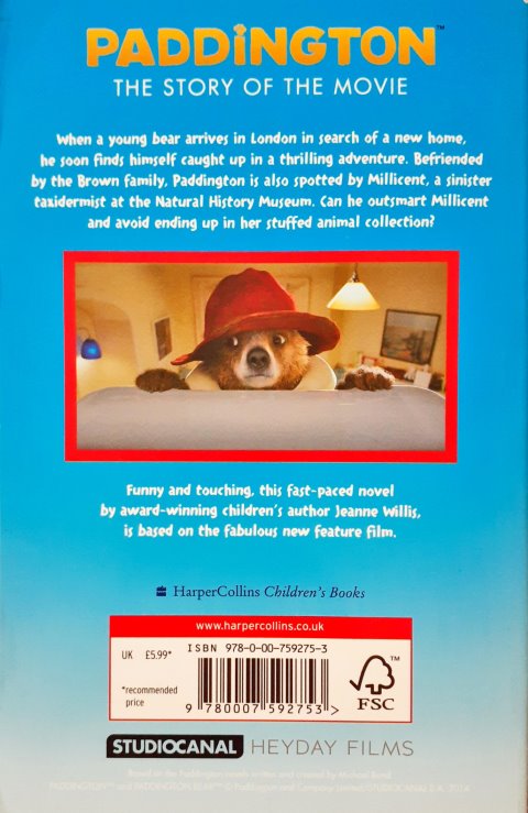 Paddington The Story of The Movie – Books and You