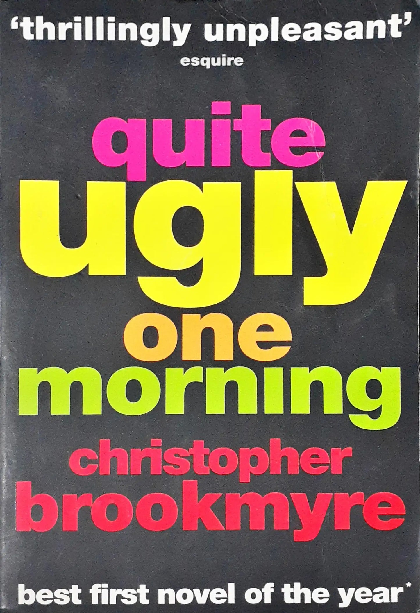 Jack Parlabane #1 : Quite Ugly One Morning (P) – Books and You