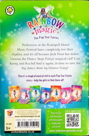 Rainbow Magic Vanessa The Dance Steps Fairy The Pop Star Fairies #3 ...