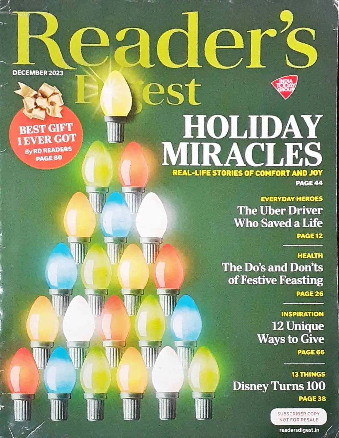 Reader's Digest Magazine : December 2023 (P) – Books and You