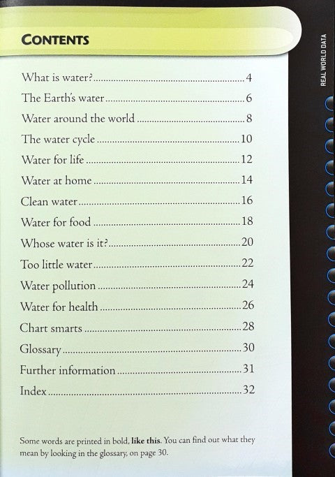 Real World Data Graphing Water – Books and You