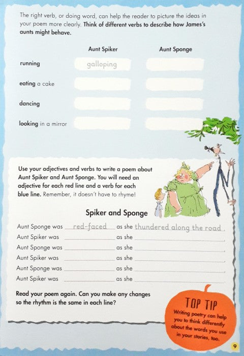 Roald Dahl's Creative Writing With James And The Giant Peach How To Wr ...