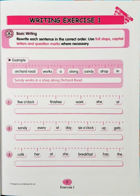 SAP Conquer Creative Writing Primary Level Workbook 3 – Books and You